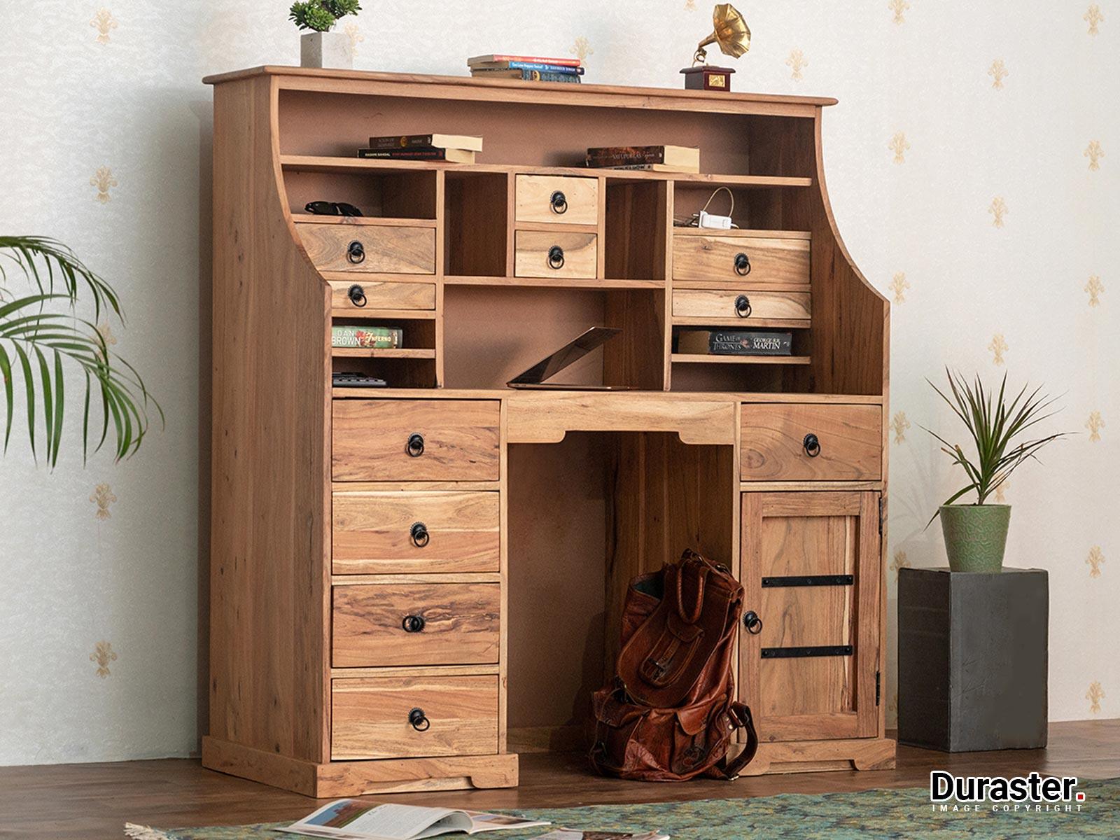 Duraster Eternal Acacia Wood Study Desk | Duraster