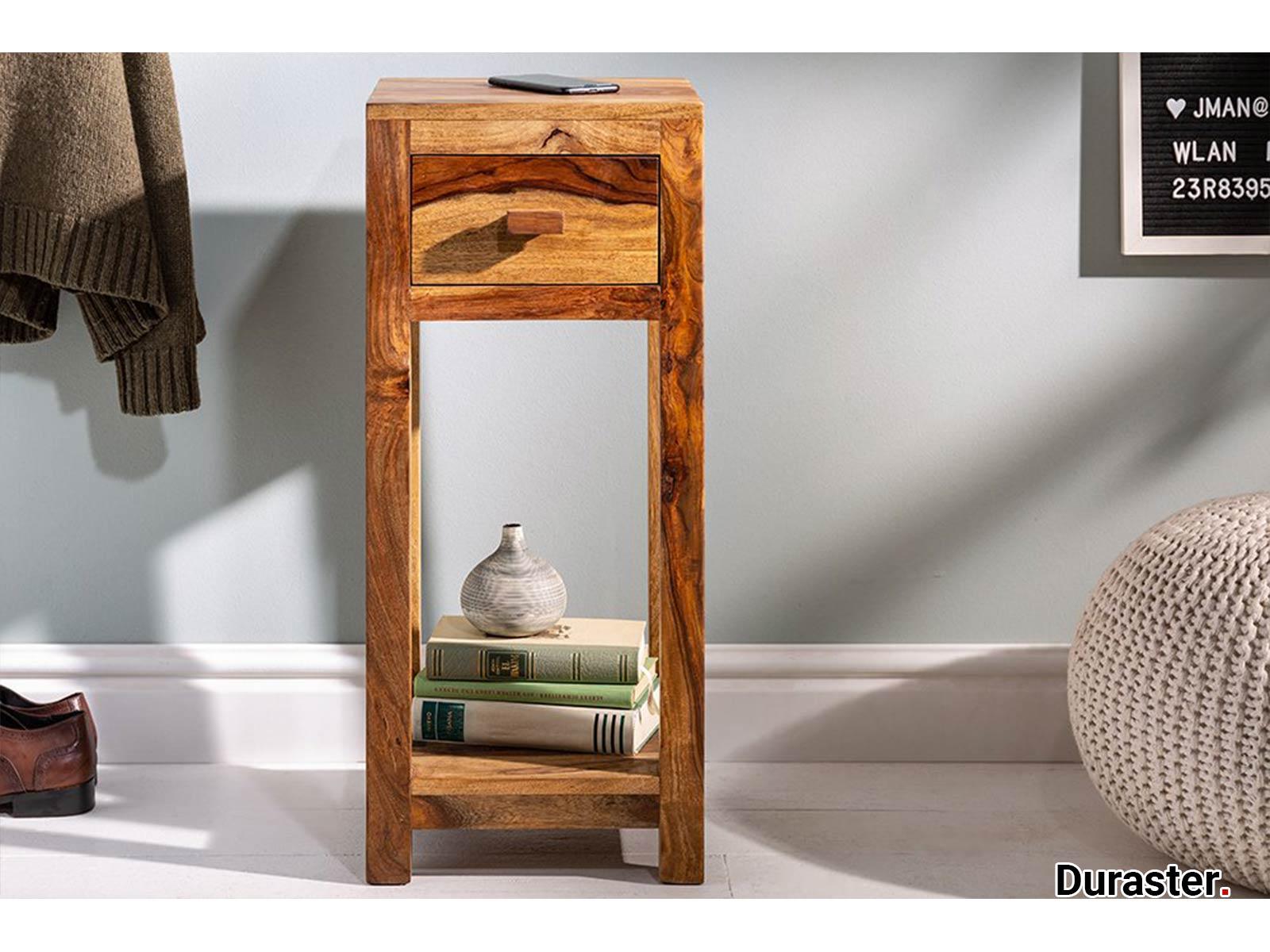 Duraster Torpedo Sheesham Wood Bedside Table | Duraster